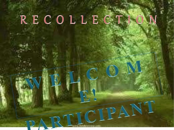 What is recollection | PPT