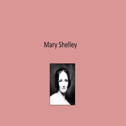 Mary shelley | PPTX