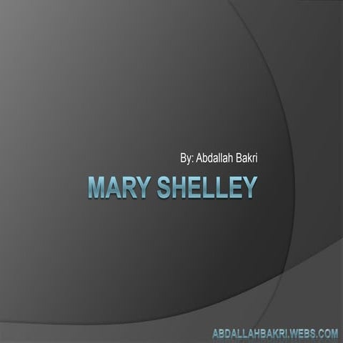 Mary shelley | PPTX