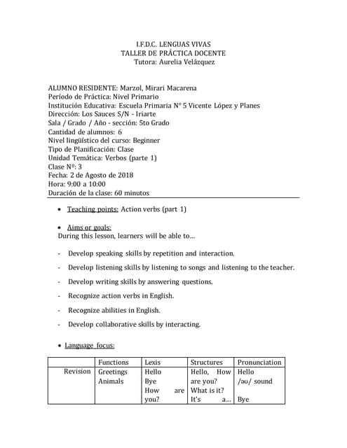 Detailed Lesson Plan in English 1 | DOCX
