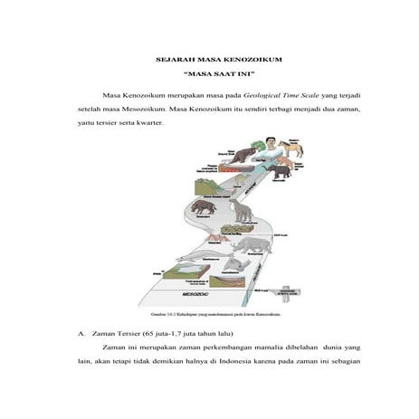 Masa kenozoikum | DOCX