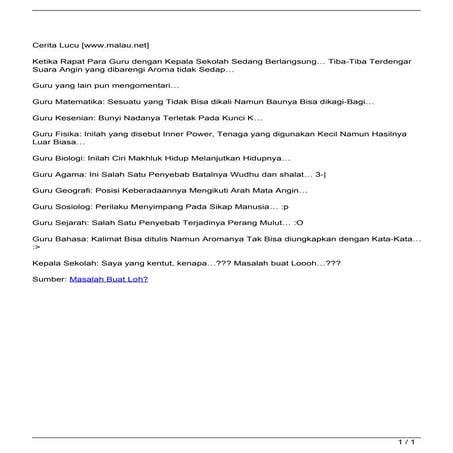 Masalah Buat Loh? | PDF