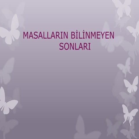 Masallar_turkce | PPTX