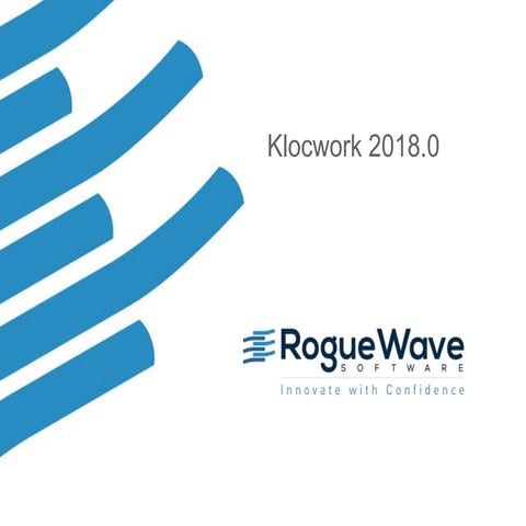 Klocwork 2018.0 アップデート | PPT