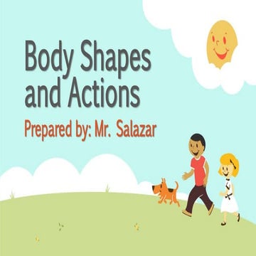 PHYSICAL EDUCATION (Body Shapes) | PPTX