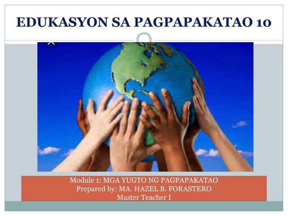 Esp10 modyul 1 | PPTX