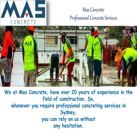 MAS Concrete | PPT