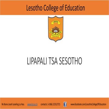 MELEMO EA LITLHARE TSA SESOTHO.pptx
