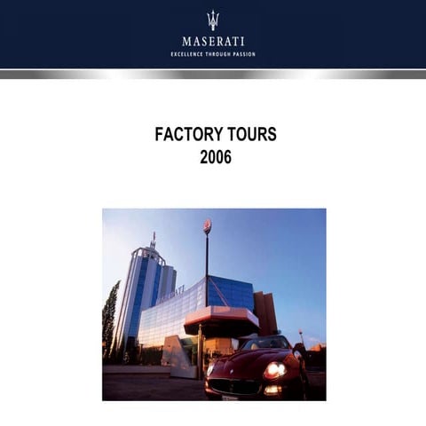 Maserati Factory Tour Presentation | PPT