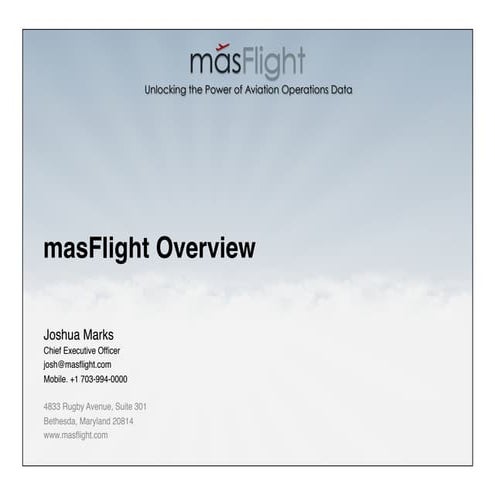 masFlight Platform Overview | PDF