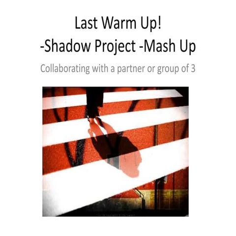 Mash up warm-up | PPTX