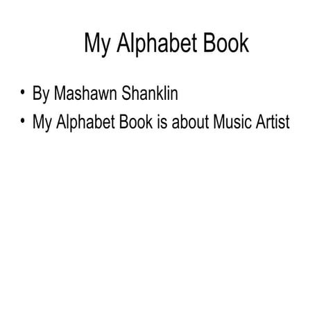Mashawn Abc | PPT