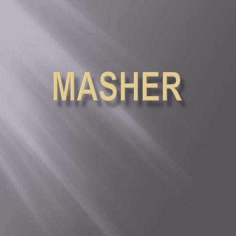 Masher | PPTX