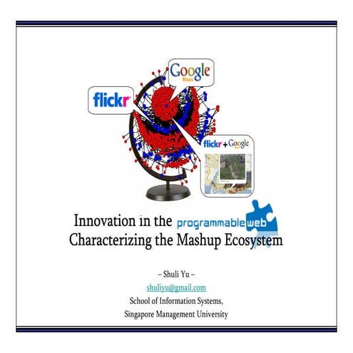 Innovation In The Programmable Web Characterizing The Mashup Ecosystem Pdf Web Development