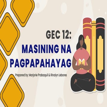Mga layunin sa pagkatuto sa filipino | DOCX