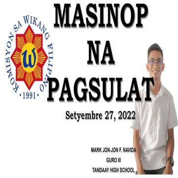 Masinop na Pagsulat-Korespondensiya Opisyal.pptx