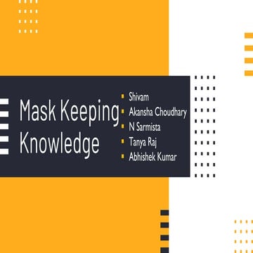 Mask Keeping Knowledge | PDF