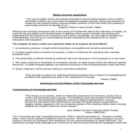 MASKS AND THERE APPLICATION | PDF