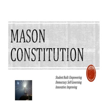 Mason constitution | PPT
