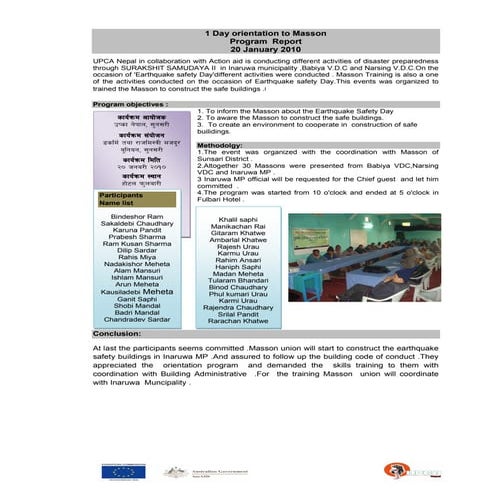 IEC DIPECHO partners in nepal | PPS