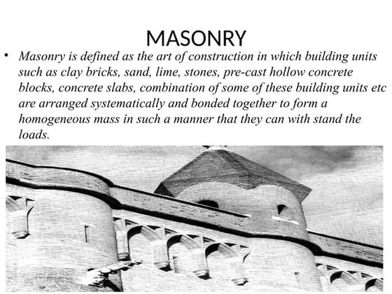 Brick masonry tools | PPT