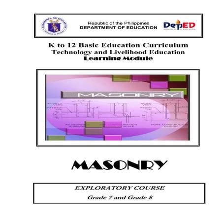 Masonry learning module | PDF