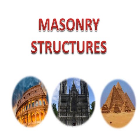 MASONRY STRUCTURES design and construction | PPT