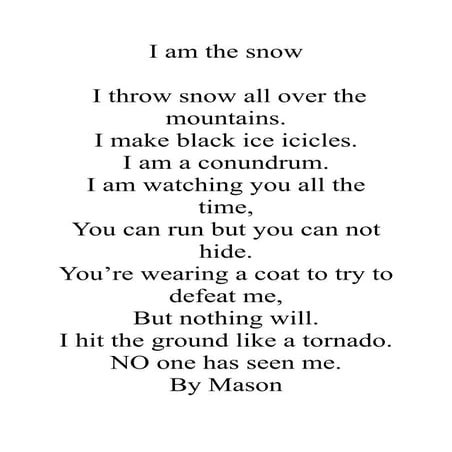 Callum's hurricane poem