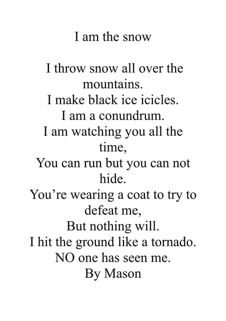 Callum's hurricane poem | PDF | Weather | Science