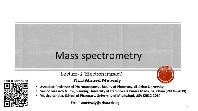 Mass fragmentation & rules | PPTX | Chemistry | Science