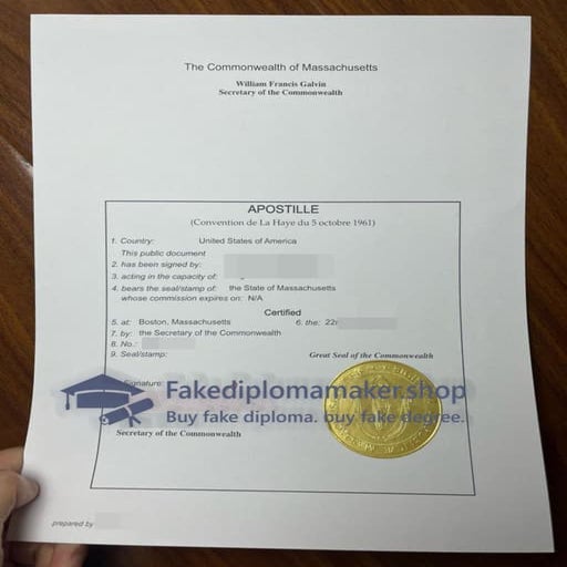 Massachusetts Apostille Certificate in the USA | PDF