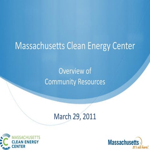 Overview of Clean Energy Community resources | PPT