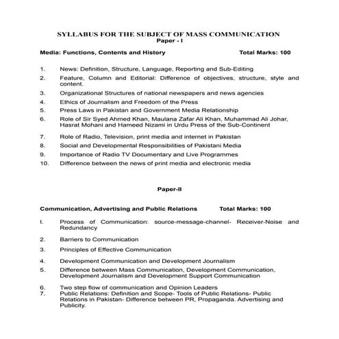 Mass communication | PDF