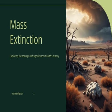 About five extinctions happen in earth ppt | PPT