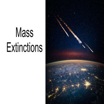 Mass Extinctions and Human Activity.pptx