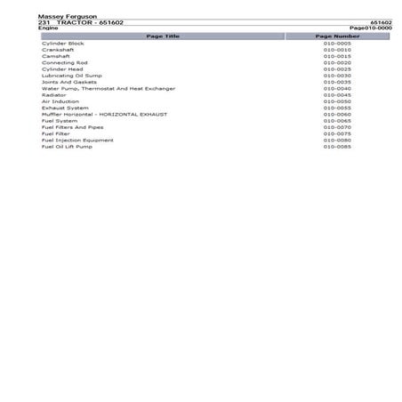 Massey ferguson mf 1529 compact tractor parts catalogue manual | PDF
