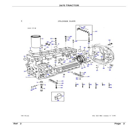 Massey ferguson 1105 tractor service parts catalogue manual | PDF