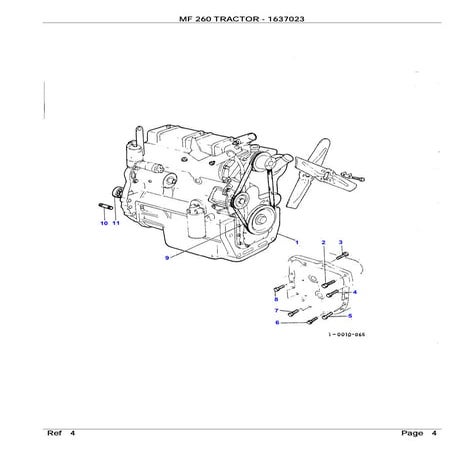 Massey ferguson mf 435 tractor (br for australia) parts catalogue ...