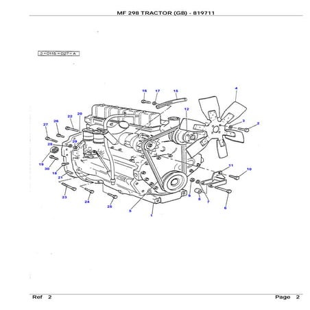 Massey ferguson mf super 90 tractor parts catalogue manual | PDF