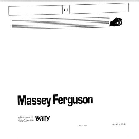 Massey ferguson mf383 tractor parts catalogue manual | PDF