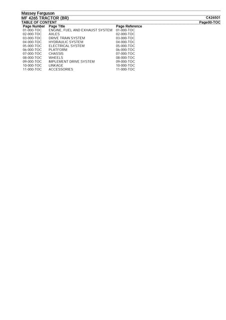 Massey ferguson mf 455 xtra tractor (br) parts catalogue manual | PDF