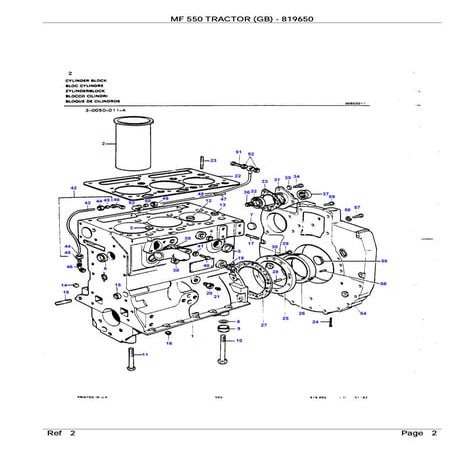 Massey ferguson mf 152 mkiii 152 f tractors parts catalogue manual | PDF