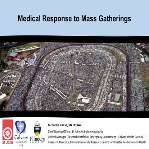 Medical response to mass gatherings | PPT
