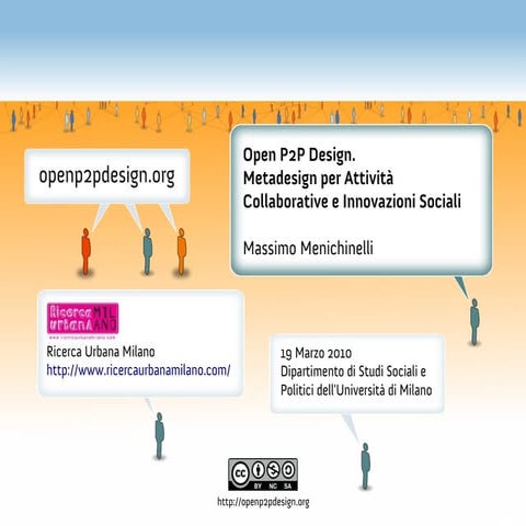 Open P2P Design. Metadesign per Attività Collaborative e Innovazioni ...