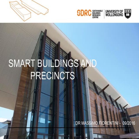 ISNGI 2016 - Pitch: "Smart buildings and precincts" - Dr Massimo ...