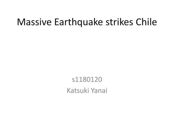The earthquake in_chile_1 | PPT