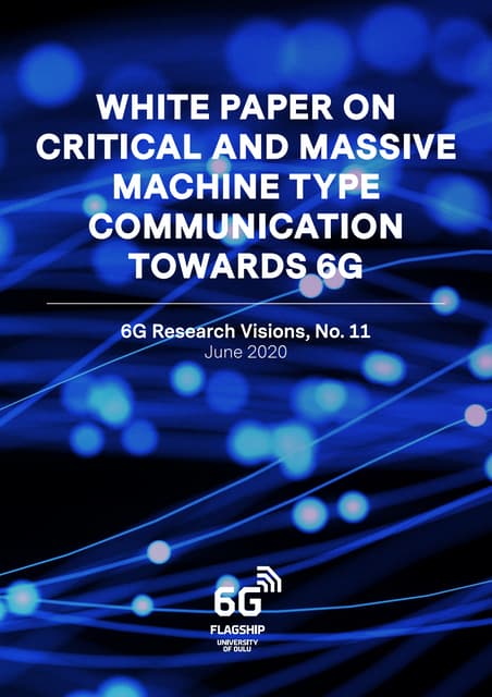 Massive Machine Type Communication Towards 6gpdf Computer Networking Computing