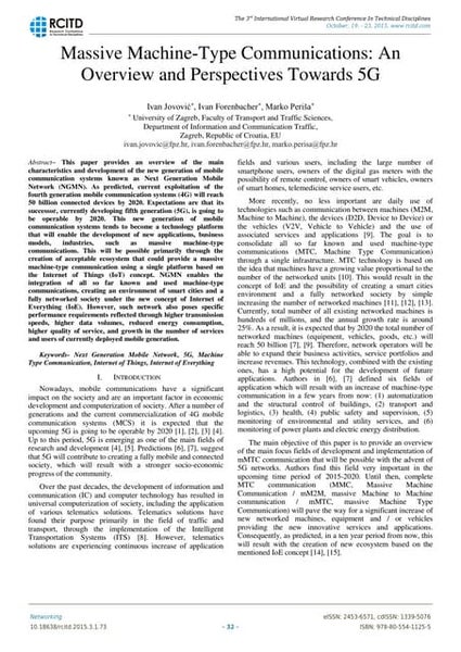 Massive Machine Type Communication Towards 6g Pdf