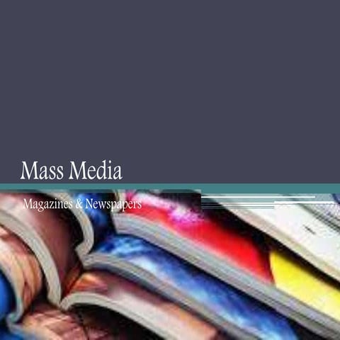 Mass media | PPTX