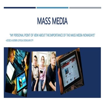 Mass media | PPT